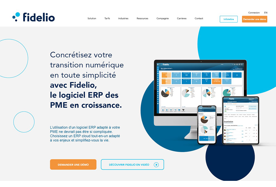Modernisation du logo Fidelio : reflet d’une innovation constante
